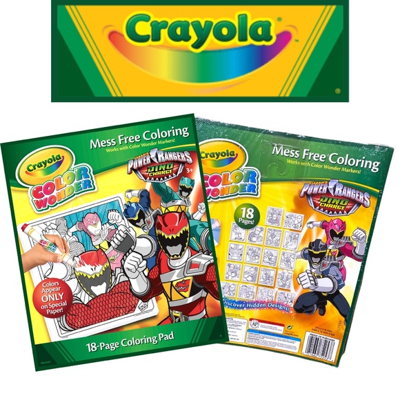 Crayola | Toys | Power Rangers Crayola Color Wonder Coloring Pad | Poshmark